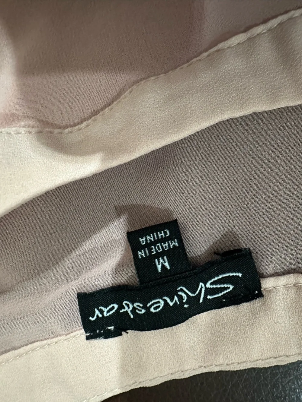 Shinestar | Tops | 35 Shinestar Soft Blush Pink Sleeveless Chiffon ...